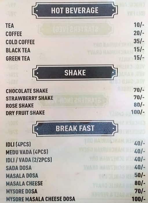 Menu of Shraddha's Kitchen, Nerul, Navi Mumbai