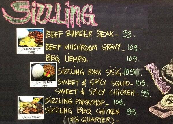 Menu at Lunch Box restaurant, Makati, 1012 Metropolitan Ave