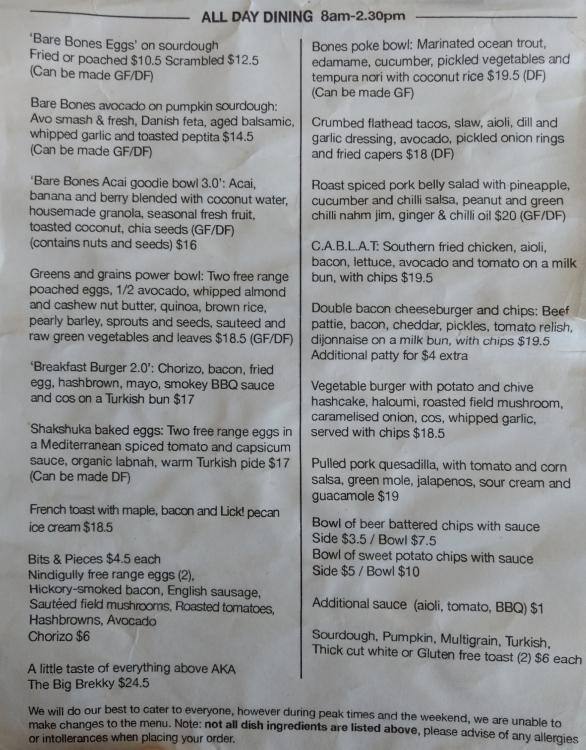 Bare Bones Society Menu Menu Restauracji Bare Bones Society Jindalee Bare Bones Society Menu Menu Restauracji Bare Bones Society Jindalee