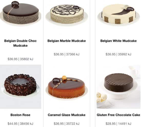 Menu at The Cheesecake Shop desserts, Parramatta, 441 Church St