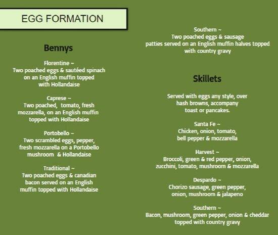 Menu at Madison Park Kitchen restaurant, Forest Park