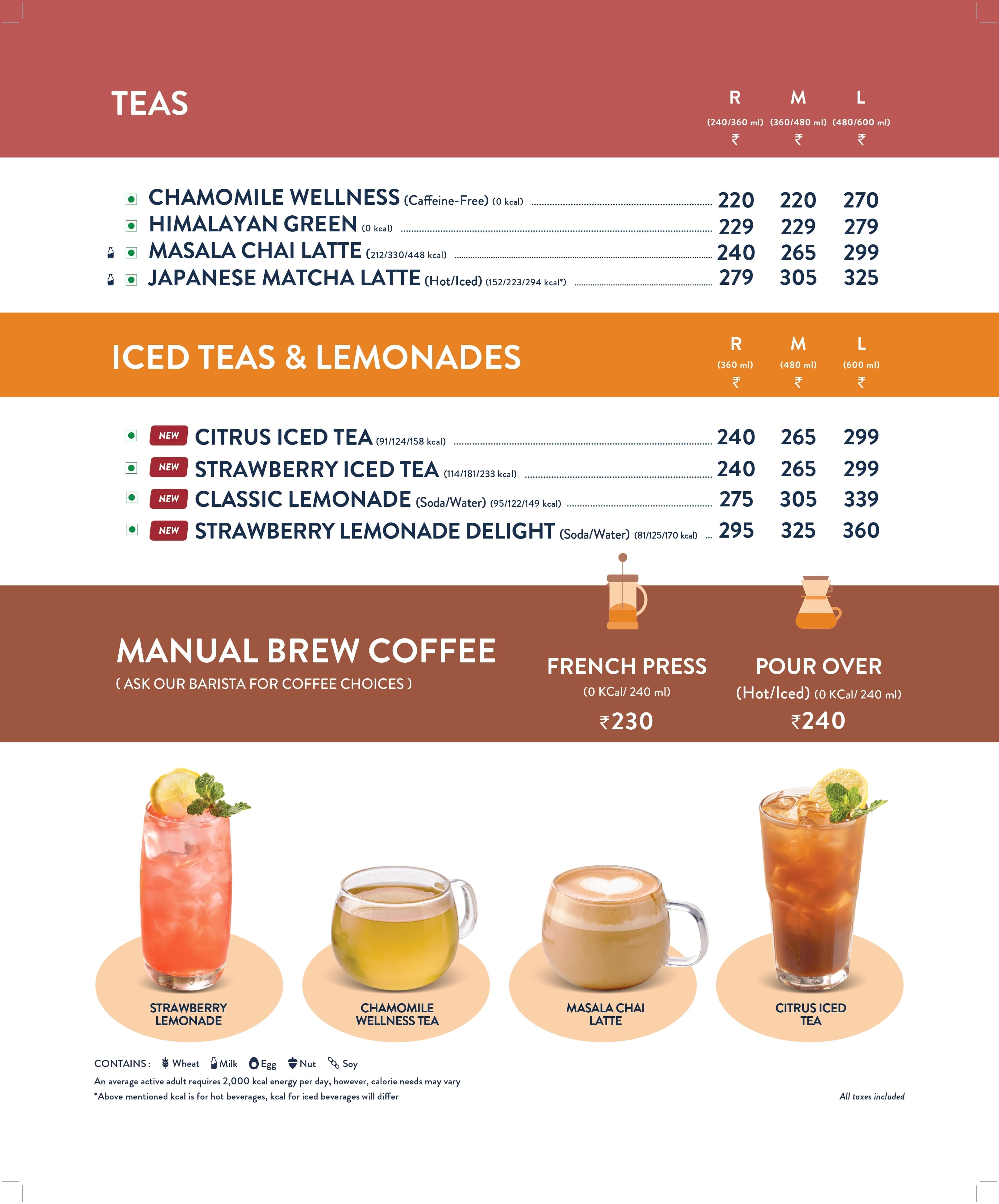 Menu of Third Wave Coffee, Golf Course Road, Gurgaon