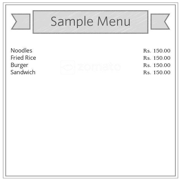 Menu of VM Kitchen, Seawoods, Navi Mumbai