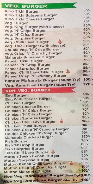 Burger Point Menu, Menu for Burger Point, Sector 46, Chandigarh - Zomato