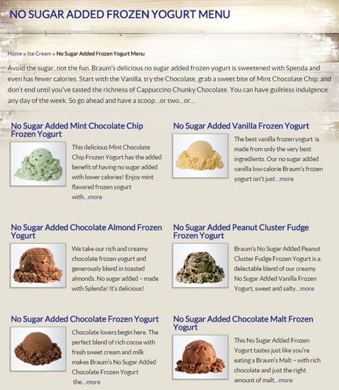 Menu at Braum's fast food, Haltom City, 5608 Denton Hwy