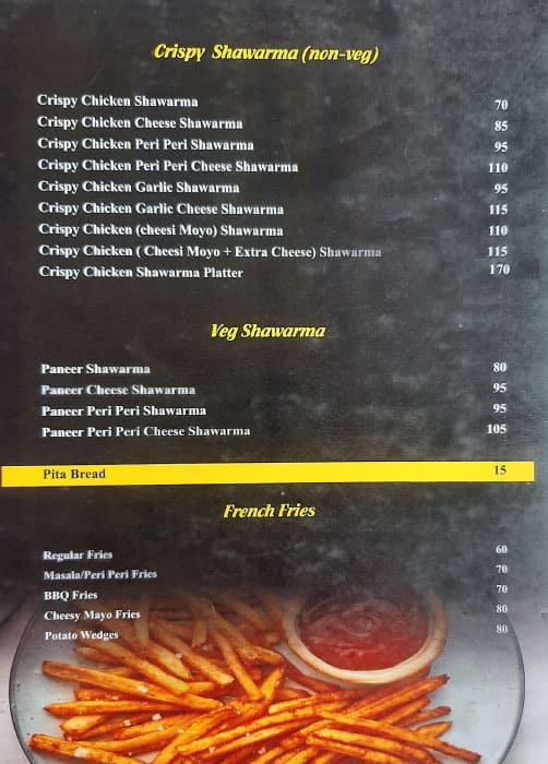 Menu at Rioz Sasa Chillout, Navi Mumbai