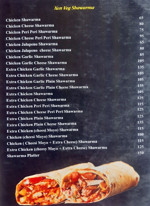 Menu at Rioz Sasa Chillout, Navi Mumbai