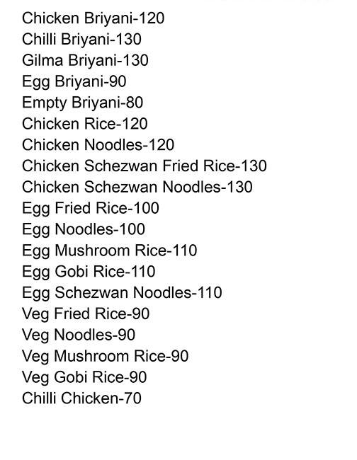 Menu of Ileven Cafe, Gandhipuram, Coimbatore