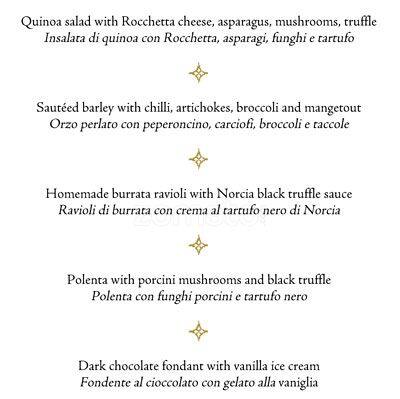 Menu at Oval Restaurant, London