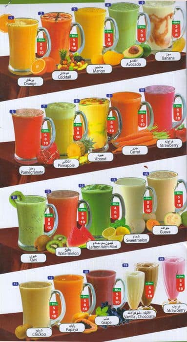 Al Abeer Restaurant Menu, Menu for Al Abeer Restaurant, Ajman ...