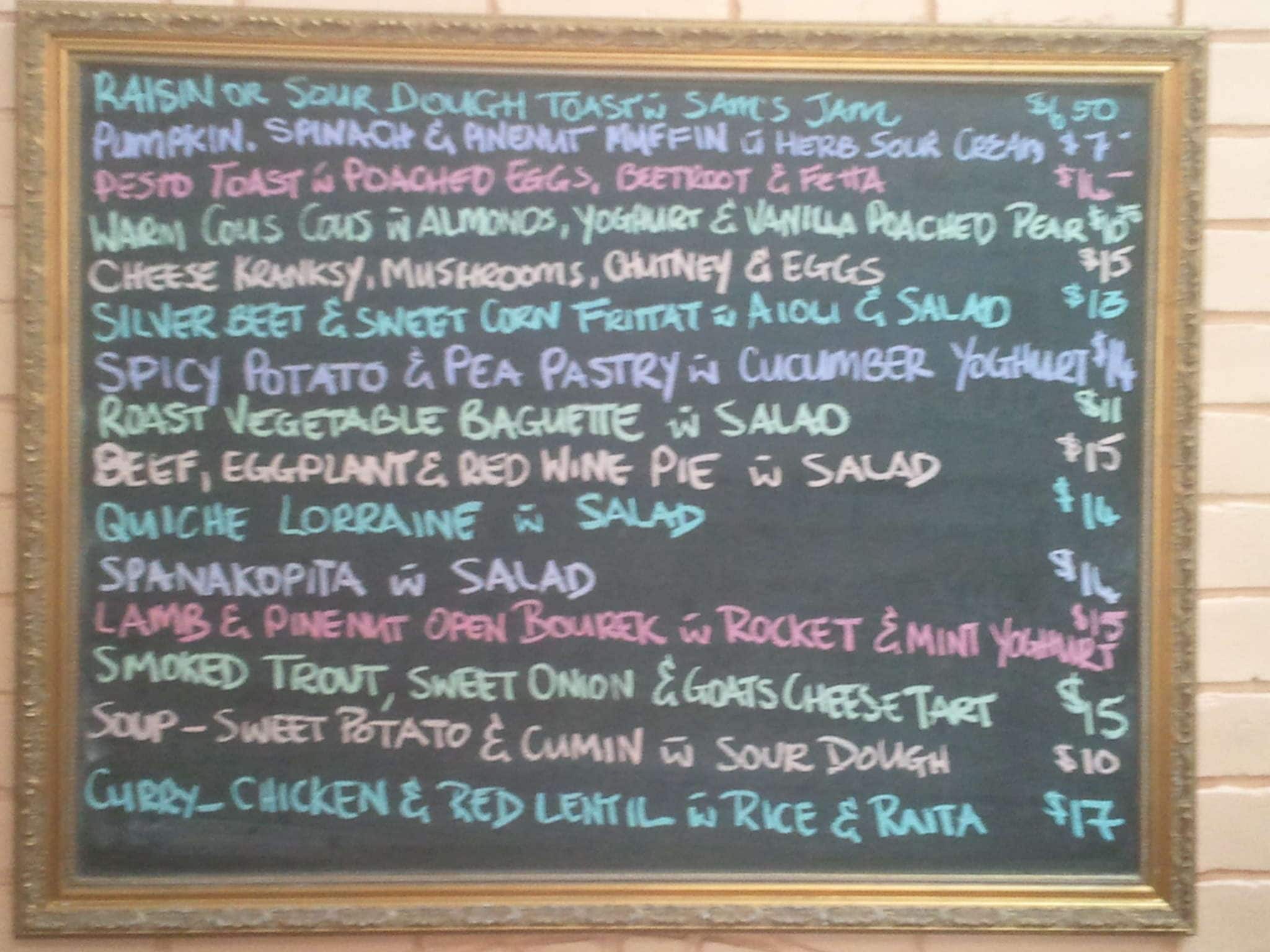 Carta del restaurante Coral Lee, Bright