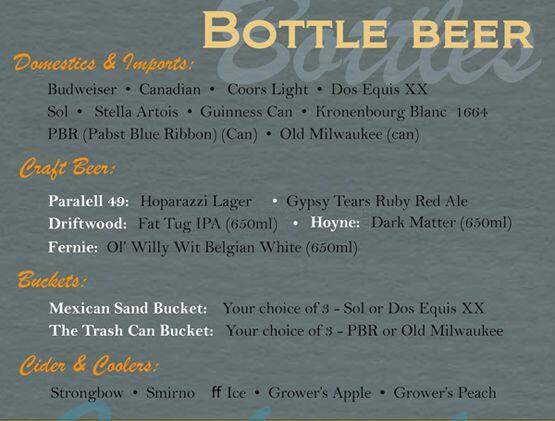 Menu at Milltown Bar & Grill, Richmond