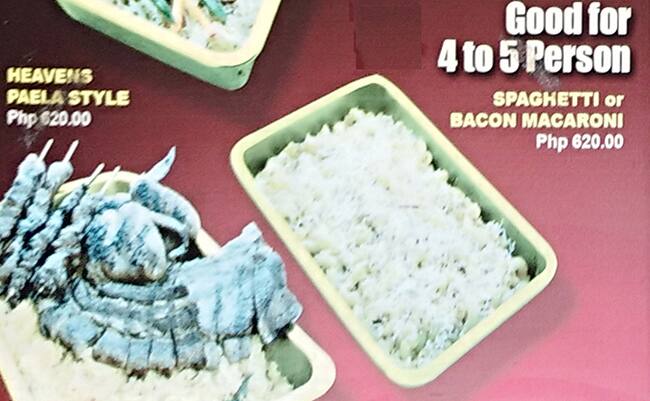 Menu at Heaven's Barbeque, San Juan, Eton 1