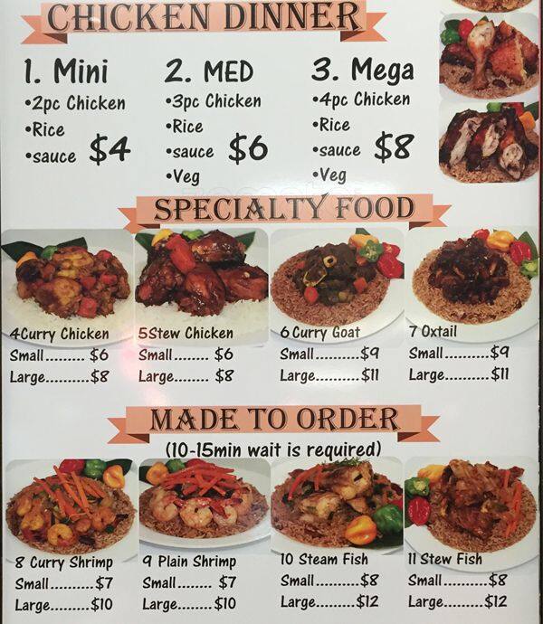 Menu at Livingwell Jerk N Fried Caribbean (Islington) fast food ...