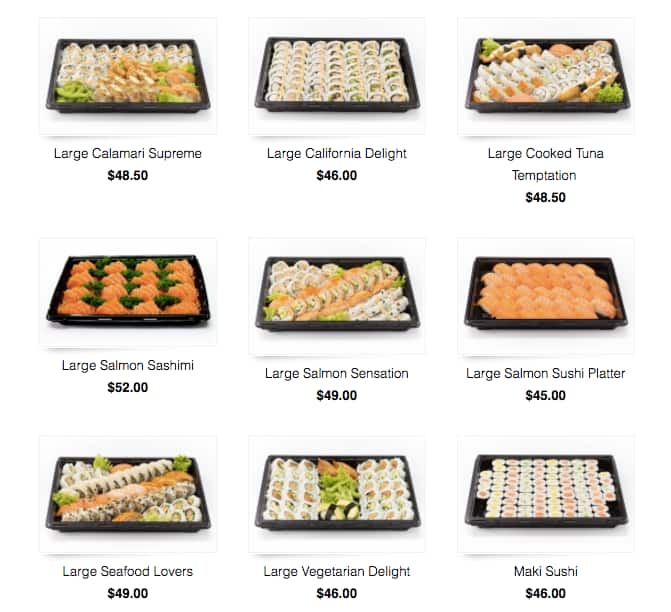 Menu at Sushi Sushi restaurant, Cloverdale, Shop K0006/227 Belmont Ave