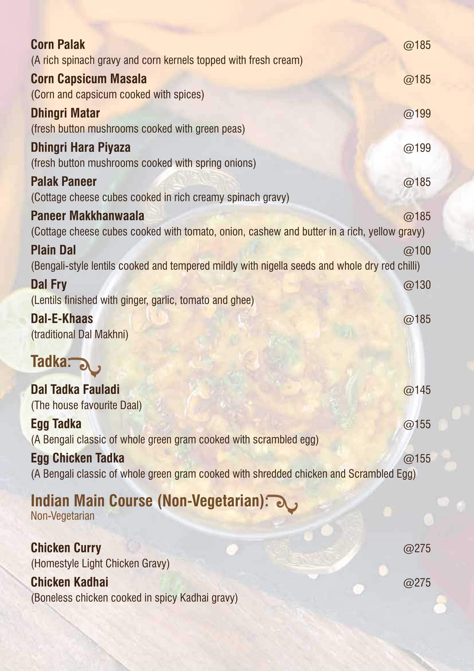 Menu at BREEZE Sky Lounge - Sheesha Hookah, Kolkata