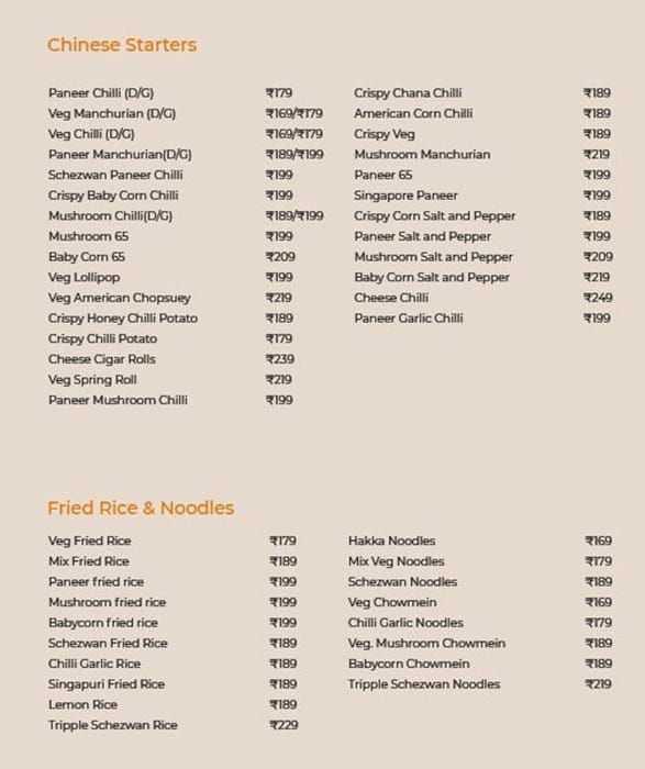 Menu at Titli Restaurant By Jashn, Ranchi