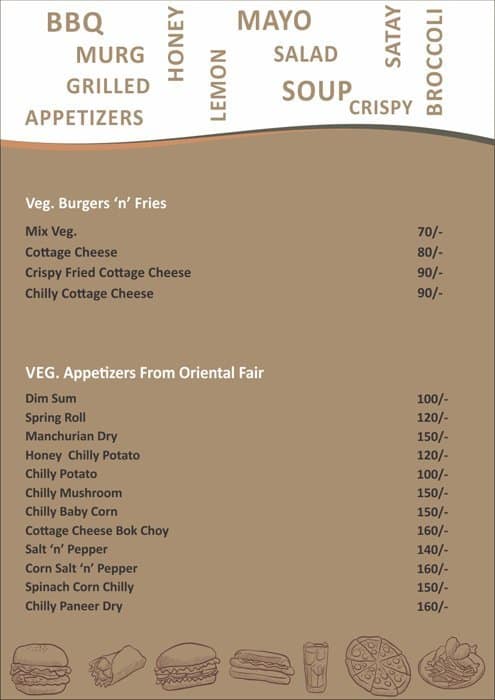 Menu at The Grub House, Faridabad