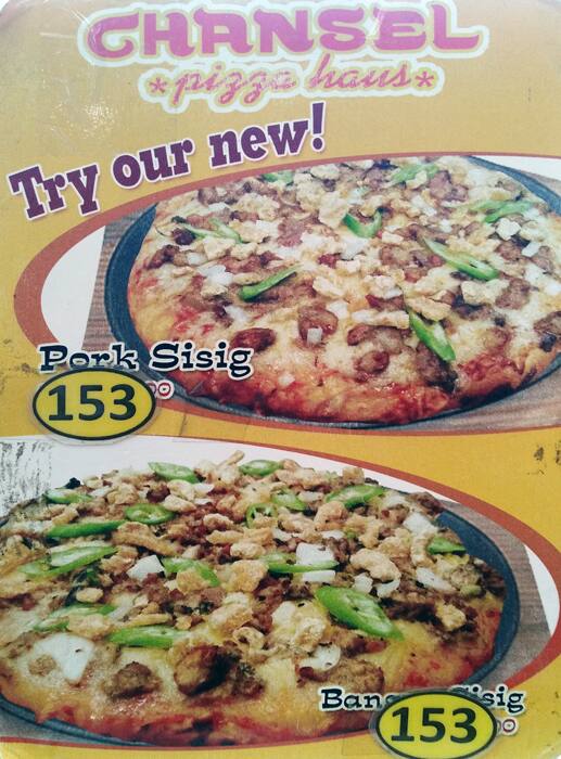 Menu at Chansel Pizza Haus restaurant, Parañaque, Liana's Shopping Mall