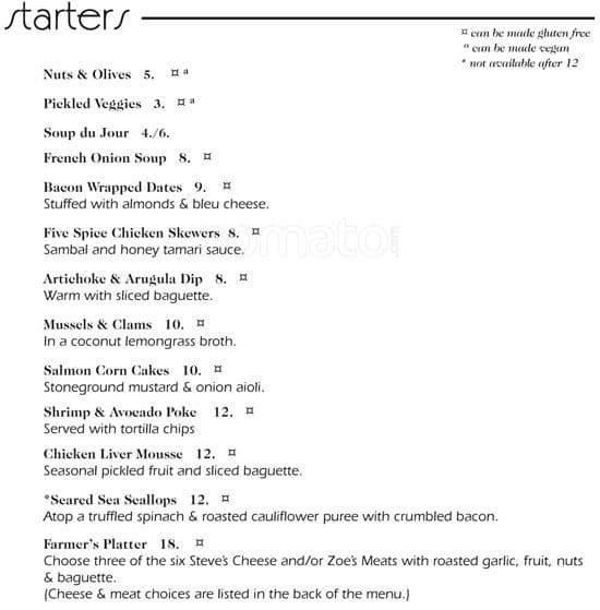 Sapphire Hotel Menu, Menu for Sapphire Hotel, Hawthorne, Portland ...