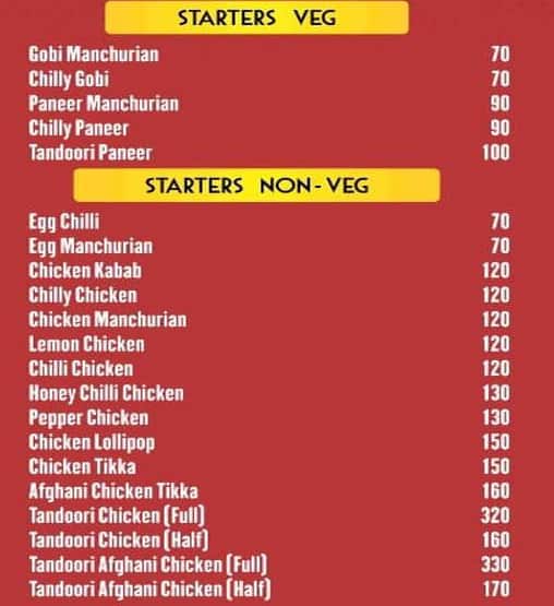 Menu of Nissi Kitchen, Old Airport Road, Bangalore