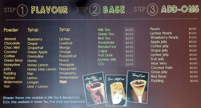 Menu at Happy Cup restaurant, Glen Waverley, 17 Railway Parade N