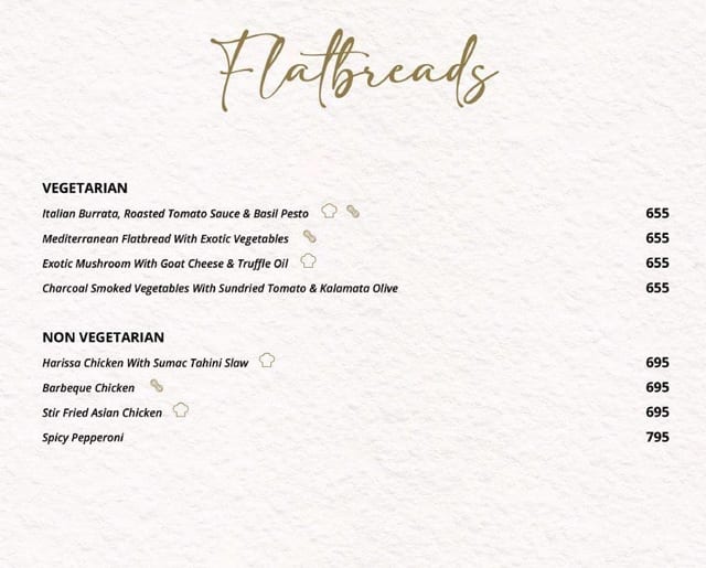 Menu at Asilo - St. Regis, Mumbai