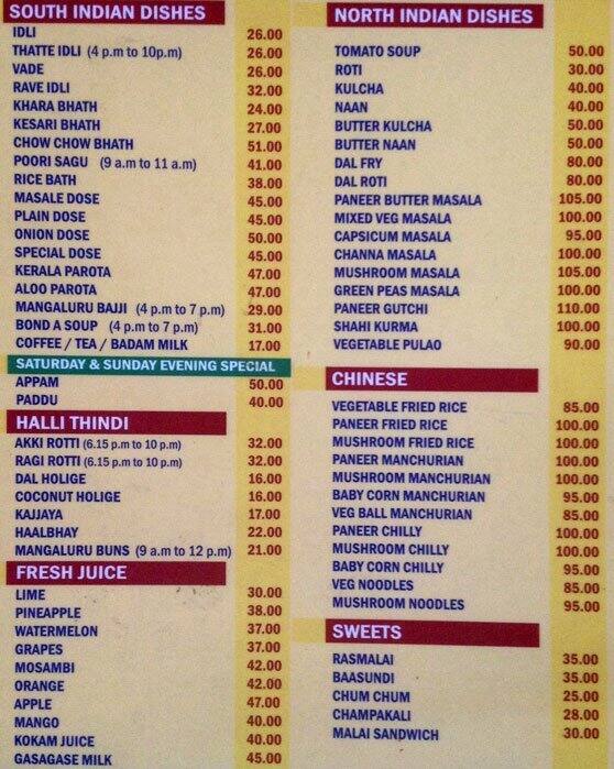 Halli Mane, Malleshwaram, Bangalore - Zomato