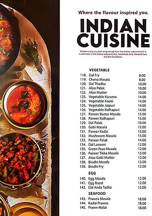 Menu at EAT MAX RESTAURANT LLC - Restaurant in AL Jaddaf, Dubai