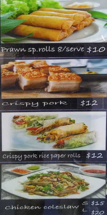 Menu at PHO 888 Box Hill restaurant, Box Hill