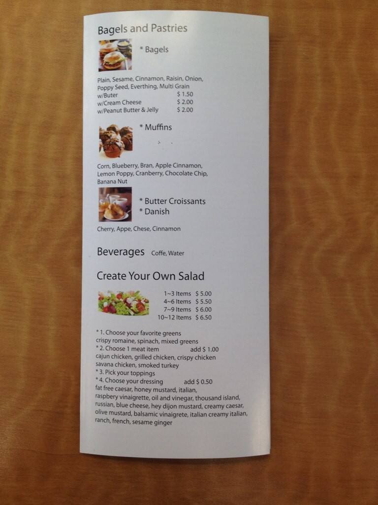 Menu at Happy Deli restaurant, Atlanta, Peachtree Rd NE