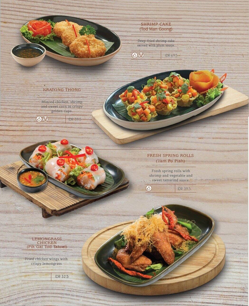 Menu at White Elephant restaurant, Jakarta, Kota Kasablanka