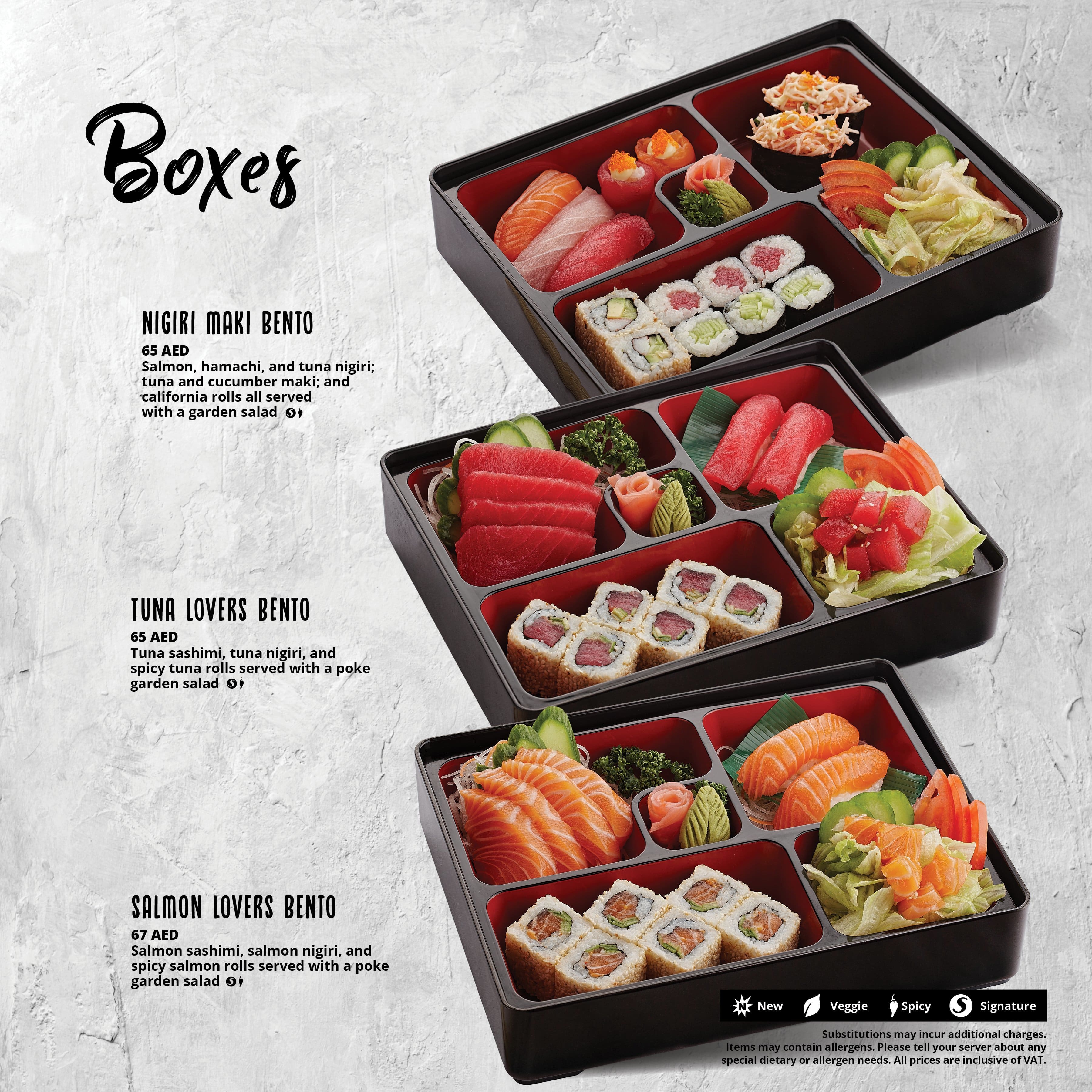 Menu at Sumo Sushi & Bento JLT restaurant, Dubai, Gold Crest Executive ...