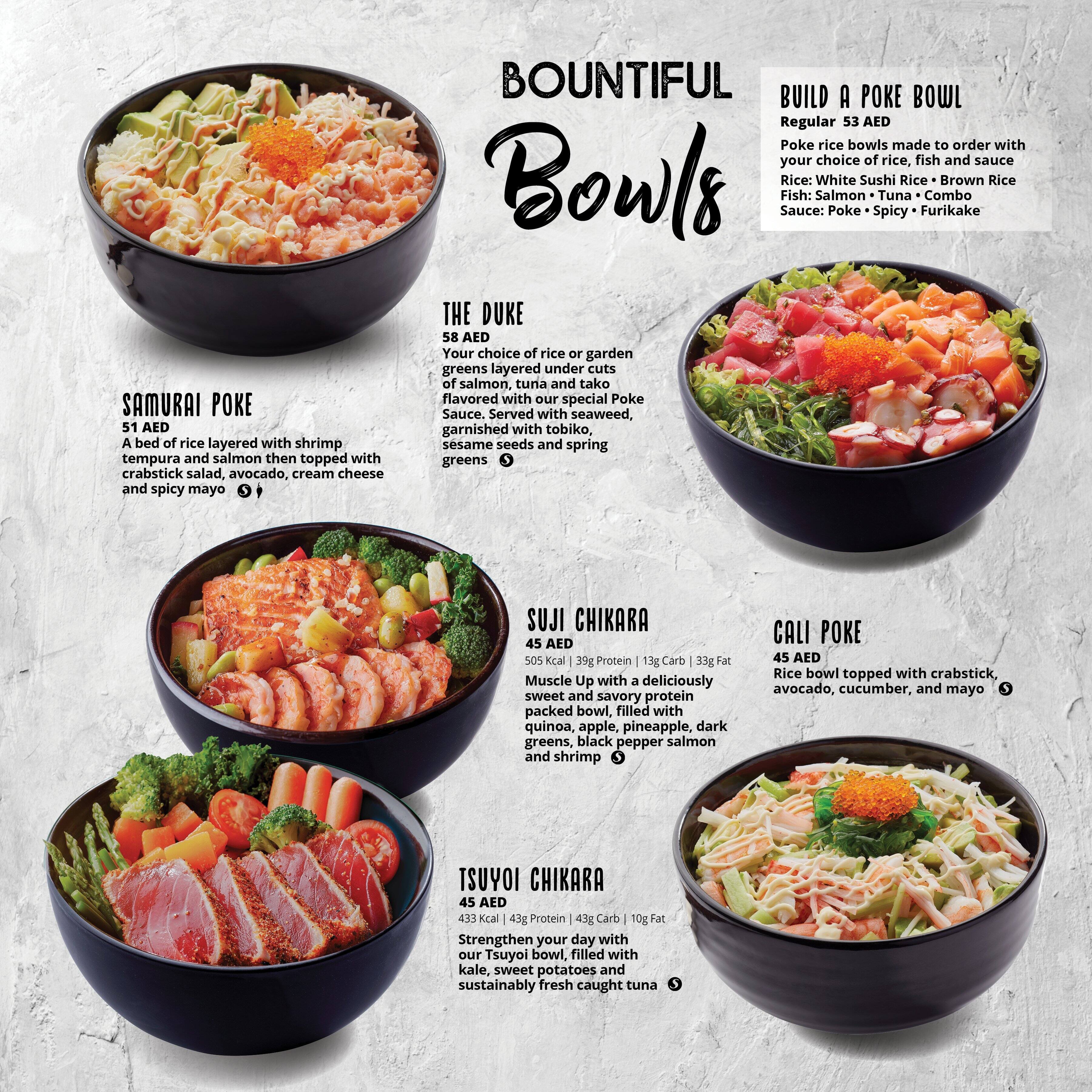 Carta del restaurante Sumo Sushi & Bento JLT, Dubai, Gold Crest ...