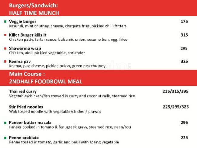 Menu at Dugout Sports Bar And Restaurant, Bengaluru