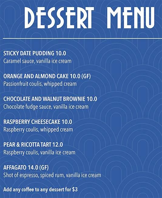 Menu at Hampstead Hotel pub & bar, Collinswood, Hampstead Hotel 143 ...