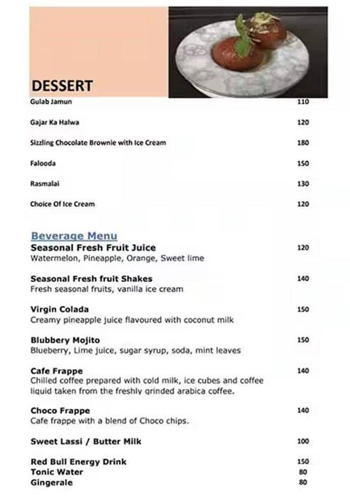 Menu of Twilight Cafe, Bommasandra, Bangalore
