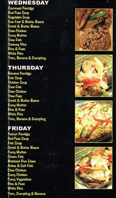 Menu at Peppers & Spice fast food, London, 40 Balls Pond Rd