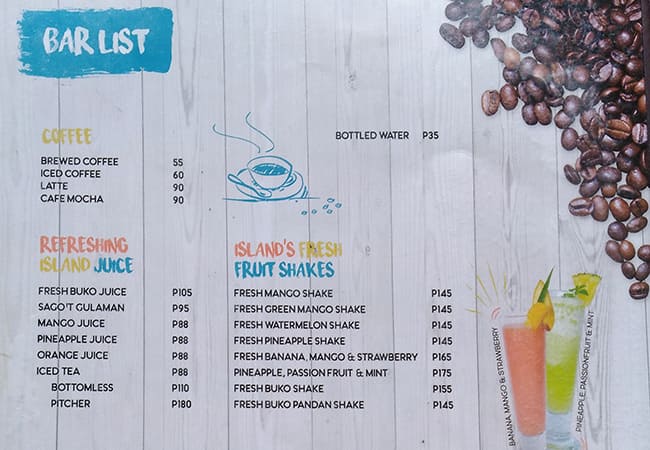 Menu at Bo's Coffee - Sky Garden restaurant, Quezon City