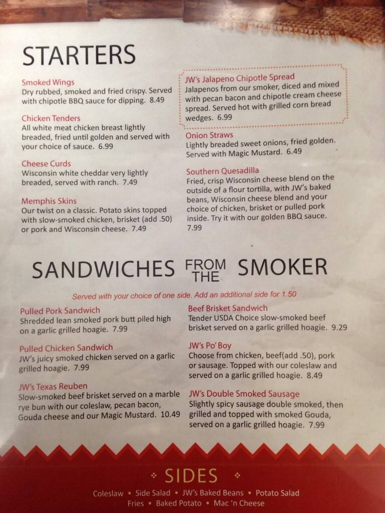 Menu at TRAILSIDE BAR & GRILL, Bergland