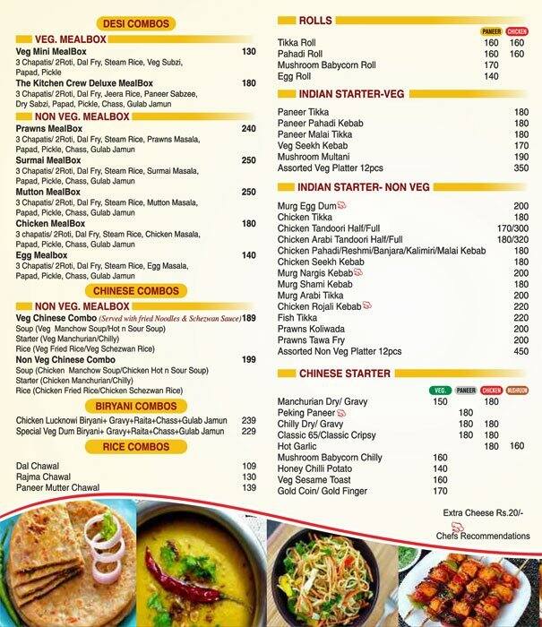 The Kitchen Crew Menu, Menu for The Kitchen Crew, Malad West, Mumbai ...