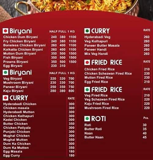 Menu of Biryani Bliss By Delhi Foods, Sector 7, Faridabad