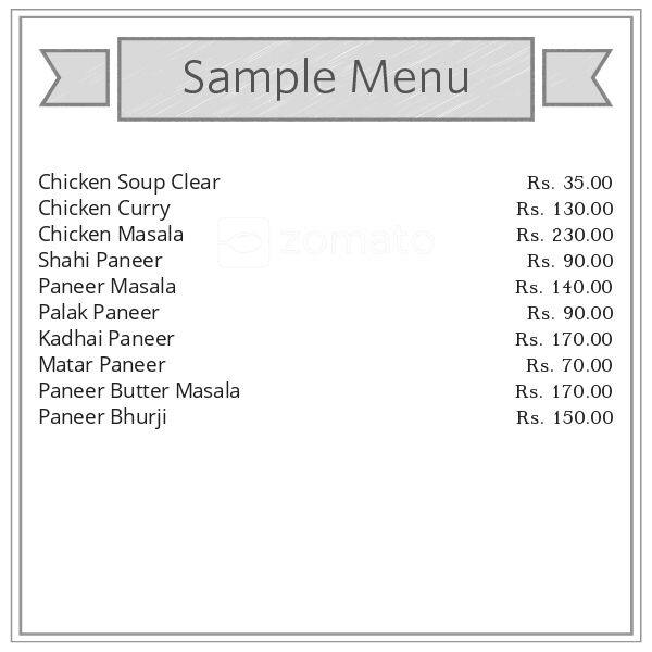 Menu of Punjabi Tadka, Charmwood Village, Faridabad