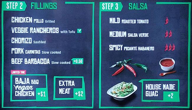 Menu at Mad Mex restaurant, Parramatta, 285 Church St
