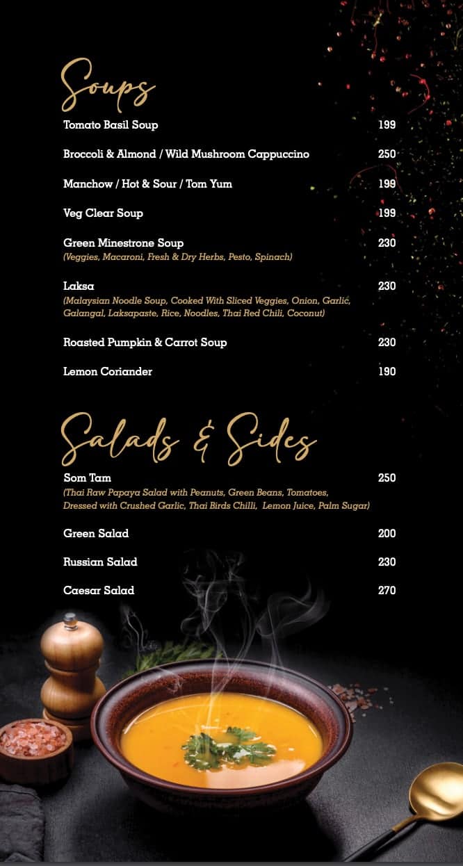 Menu of The Villa Exotic Sip And Cuisine, Borivali West, Mumbai