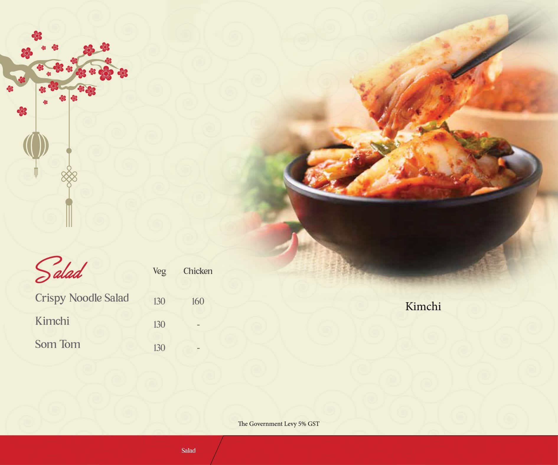 Menu of Shanghai - Flavours Of China Town, S P Road, Secunderabad