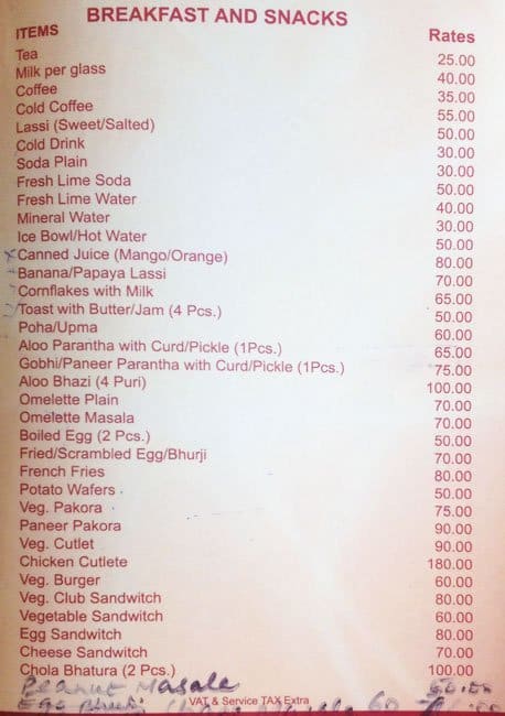 Hotel Paramount Restaurant & Bar Menu - Zomato