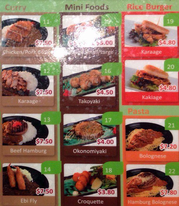 Menu at Sushi Train Mini Stop restaurant, Southport, Australia Fair ...