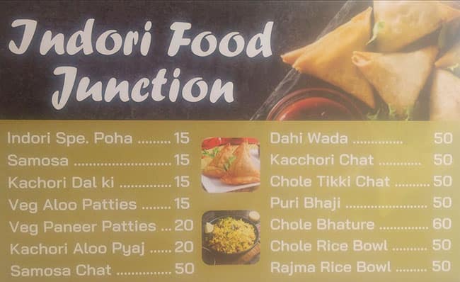 Menu of Indori Food Junction, Hinjawadi, Pune