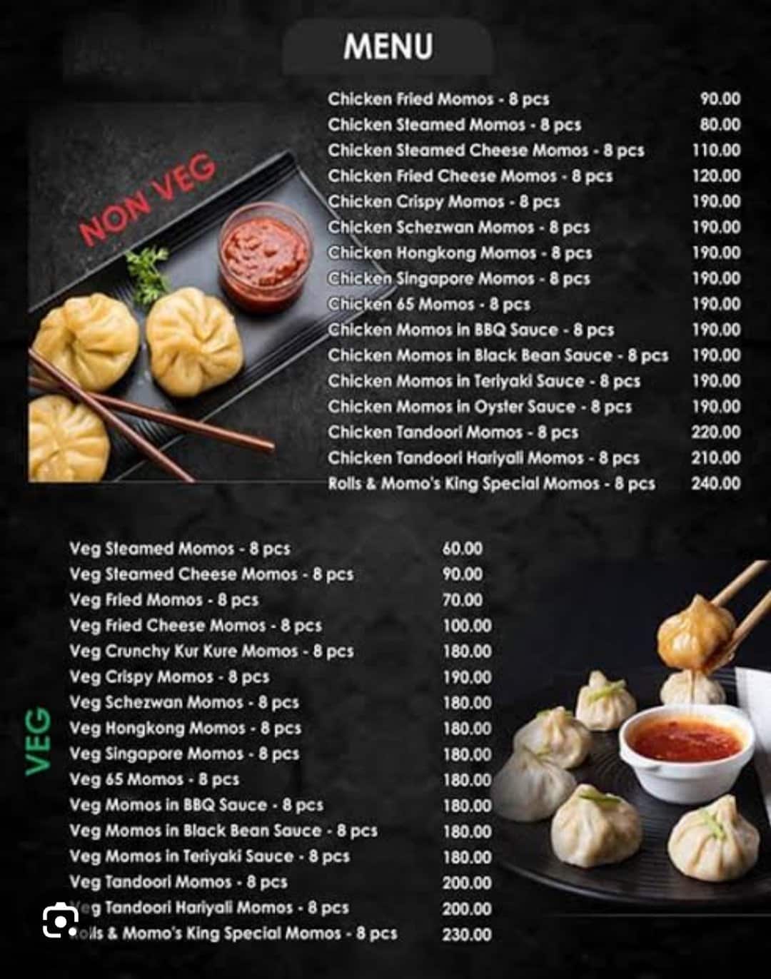 Menu of Al Zaika Chicken Roll & Chicken Soup, Indirapuram, Ghaziabad